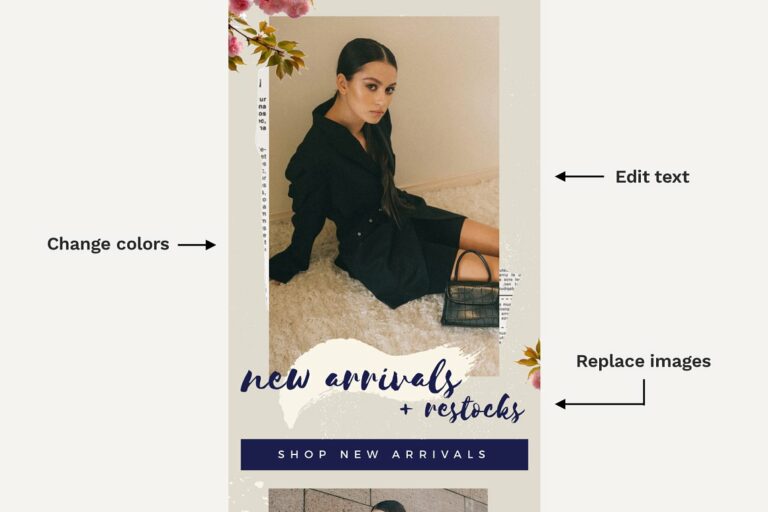 Trendy Email Design Template – MasterBundles