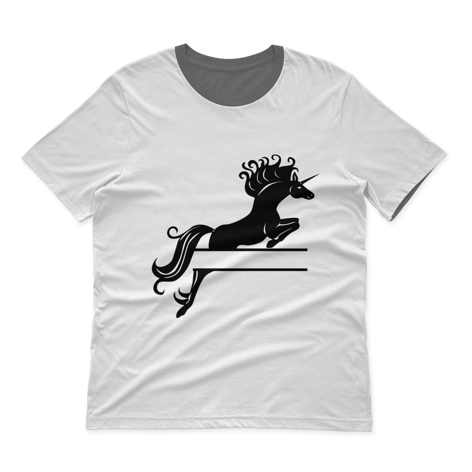 Unicorn Monogram T-shirt Designs Bundle – MasterBundles