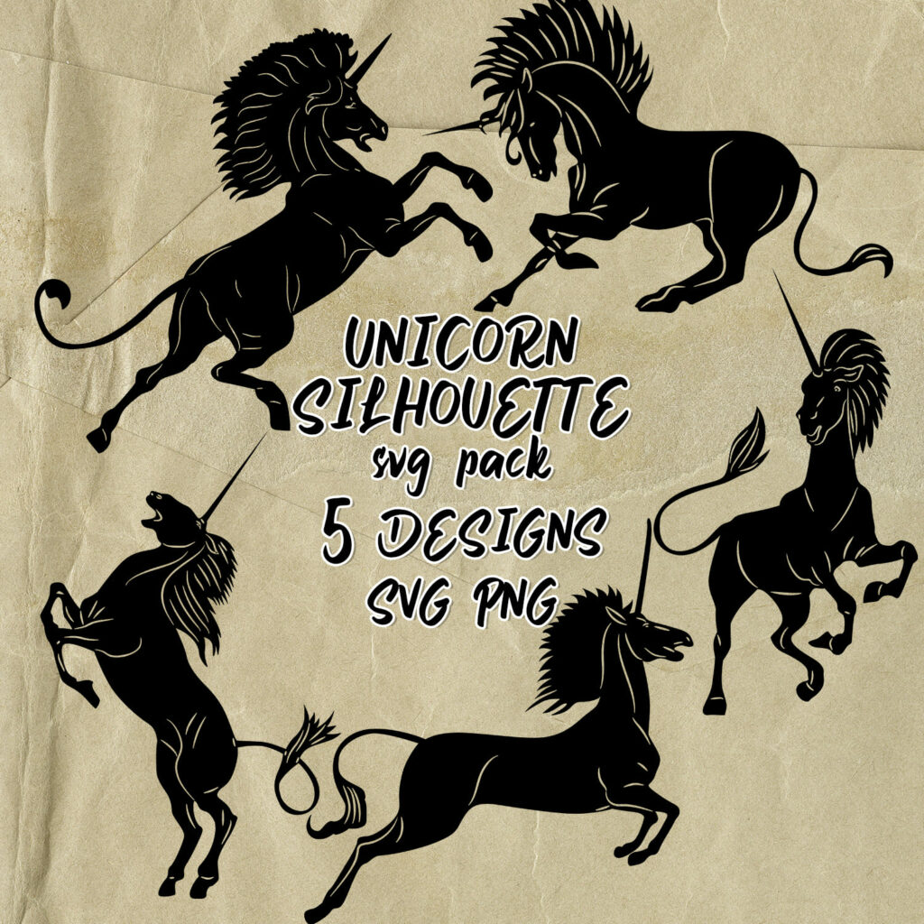 Cute Unicorn SVG Files | Master Bundles