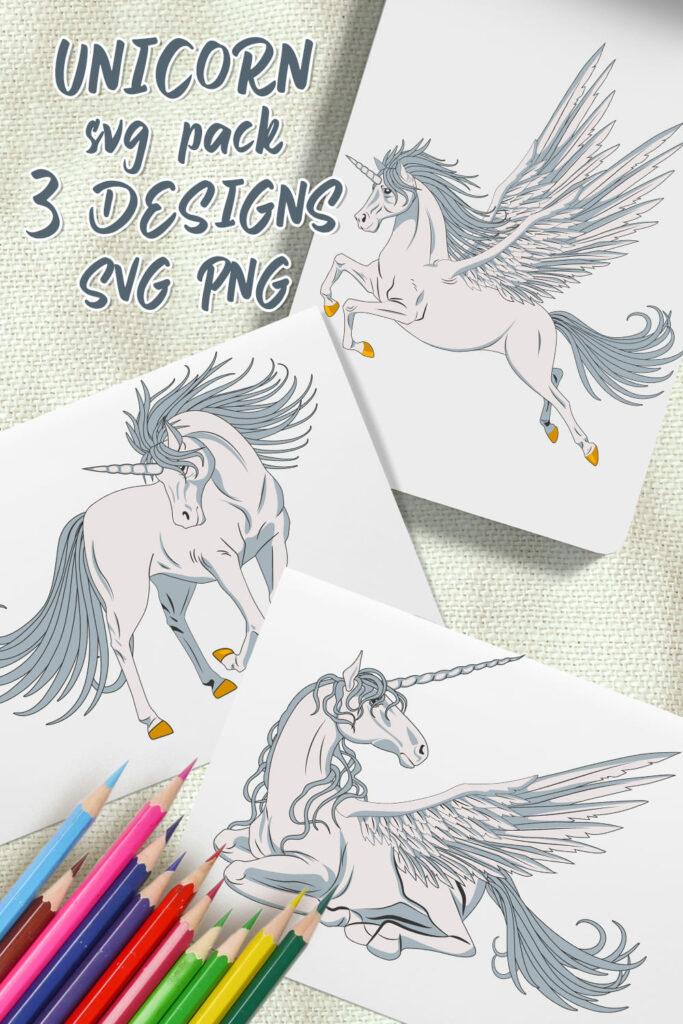 Unicorn SVG Files – MasterBundles