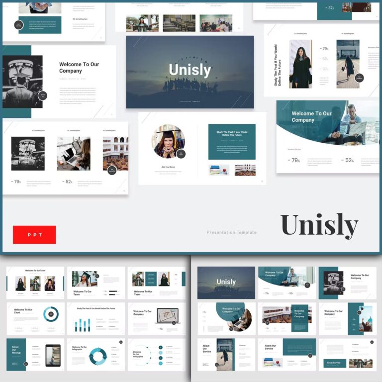 University - Powerpoint Template (2 version) | Master Bundles