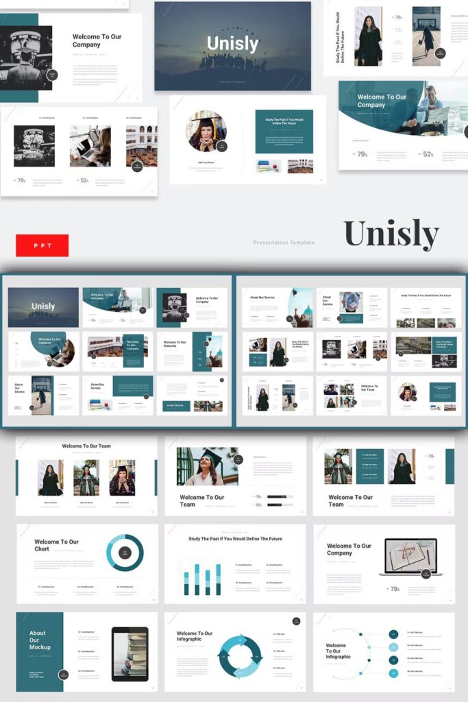 Unisly - University Education PowerPoint Template – MasterBundles