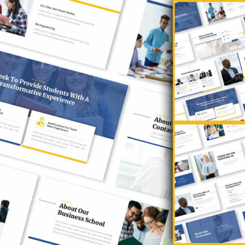 Higher Education Powerpoint Presentation | MasterBundles