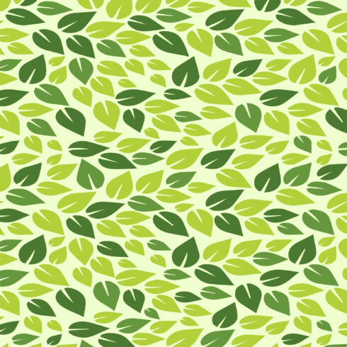 6 Green Leaves Patterns - MasterBundles