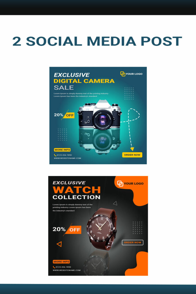 Product Sell Social Media Post Template - MasterBundles