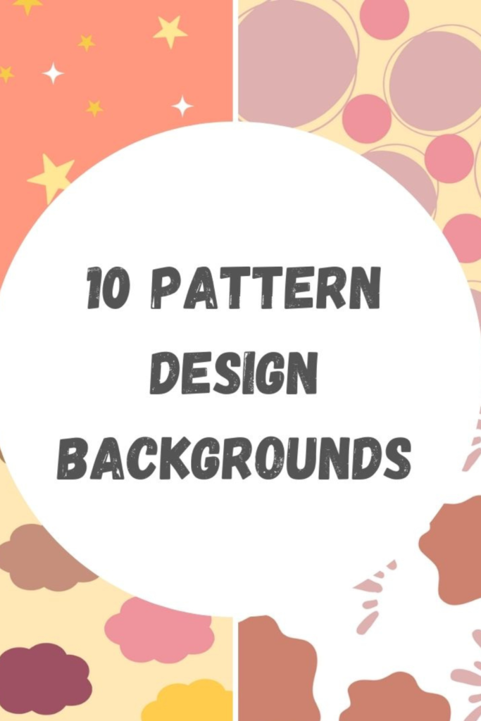 10 Nice Pattern Design Backgrounds - MasterBundles