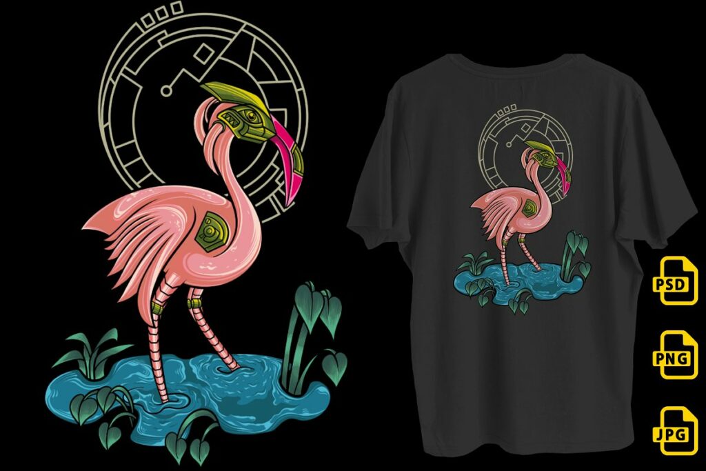 Flamingo Mecha Robot – MasterBundles