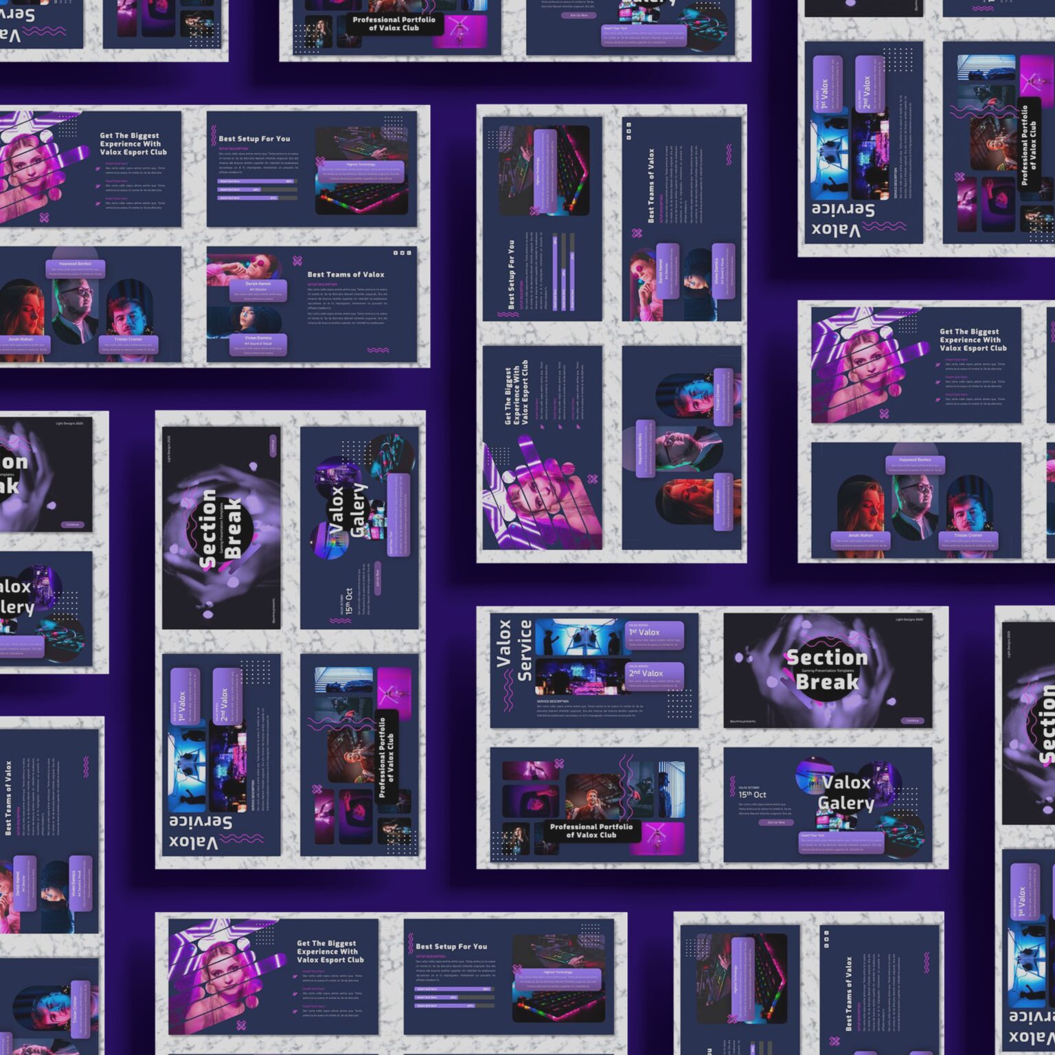 Valox - Gaming Keynote Template – MasterBundles