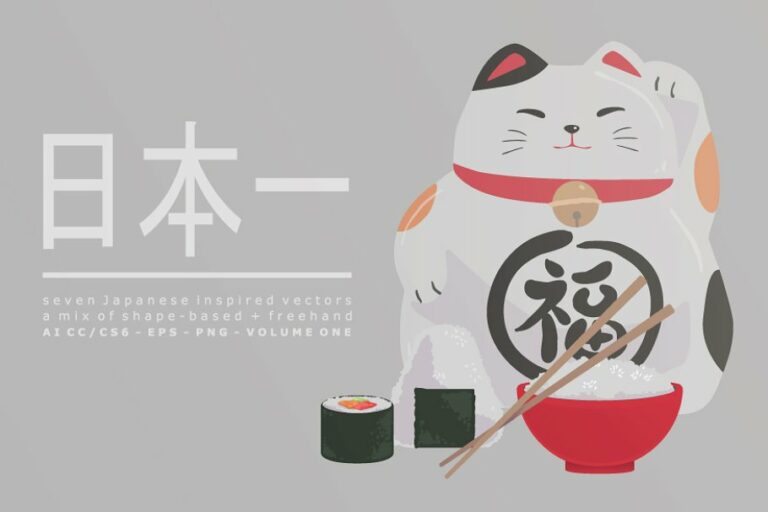 Nihon Illustrations - Part One – MasterBundles
