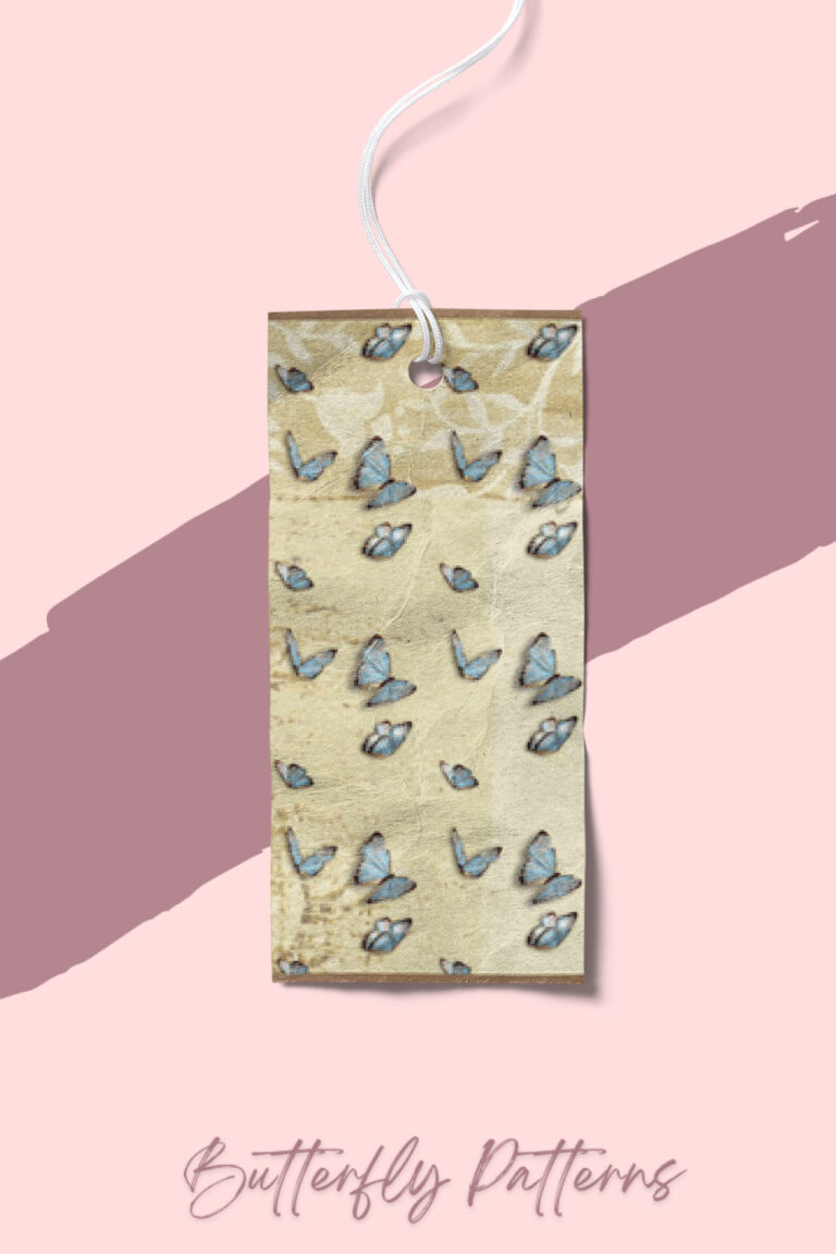12 Vintage Butterfly Illustration Patterns – MasterBundles