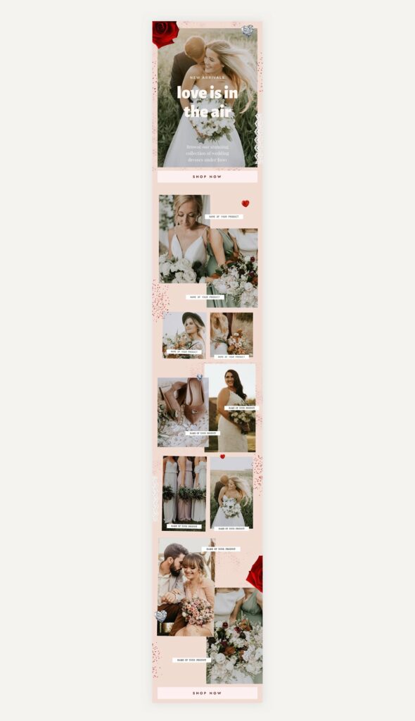 Wedding Email Newsletter Template – MasterBundles