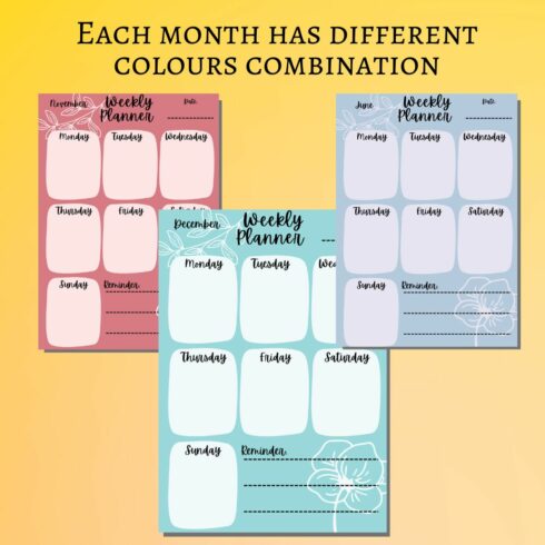 Printable Weekly Planner - MasterBundles