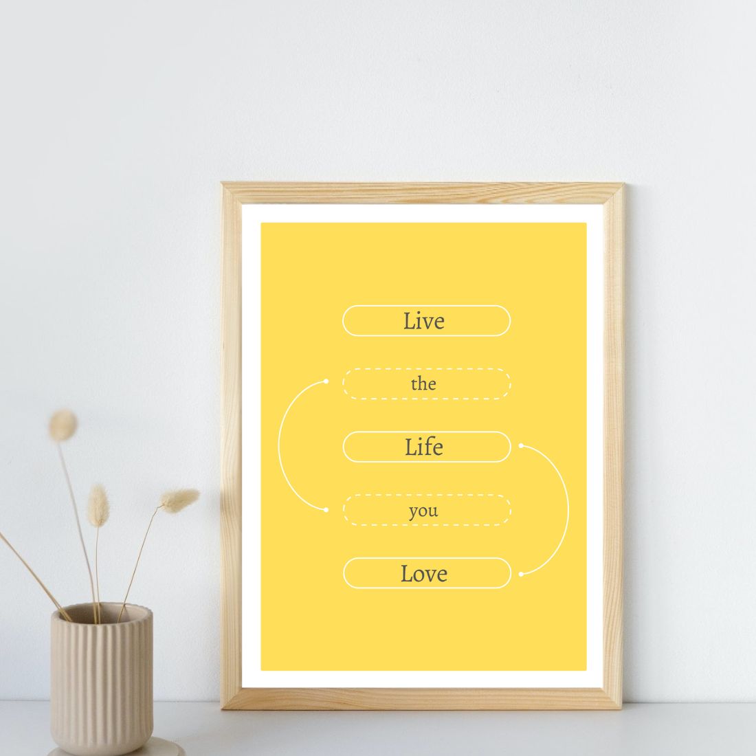 Bright Yellow Digital Printable Wall Art - MasterBundles