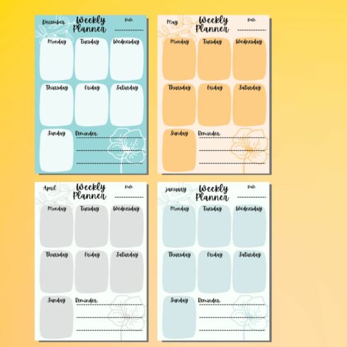 Printable Weekly Planner - MasterBundles