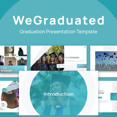 WeGraduated Graduation PowerPoint Template | MasterBundles