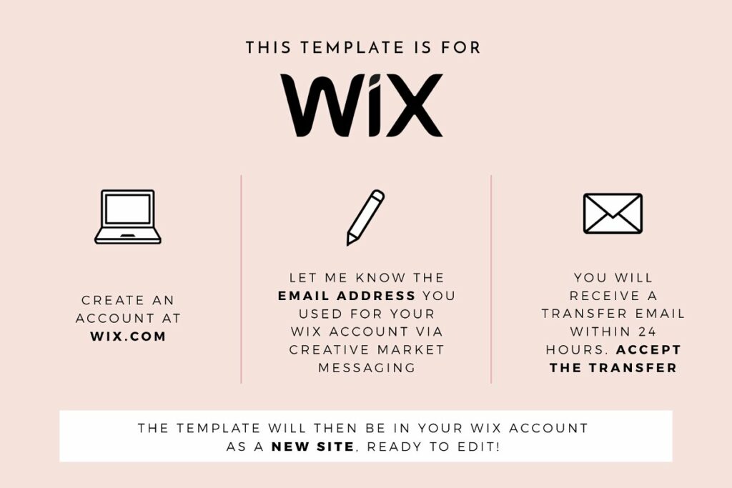 Wix Template Creative Princess – MasterBundles