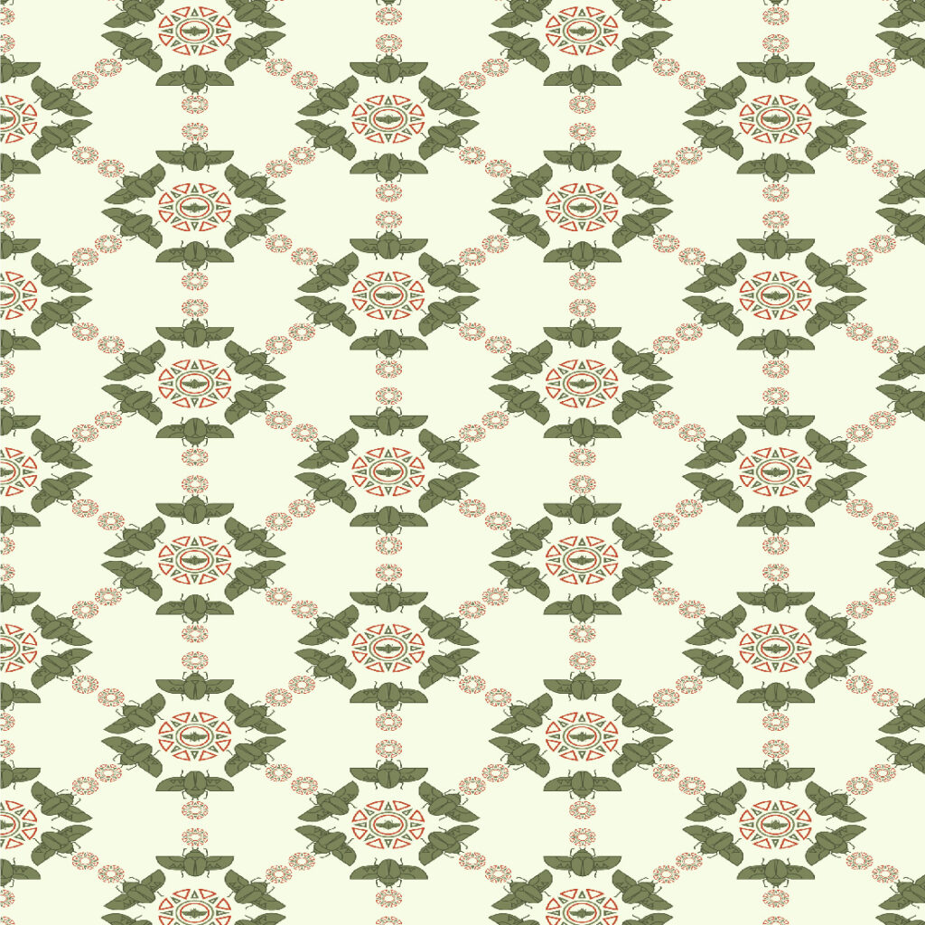 6 Egyptian Mythology Patterns - MasterBundles