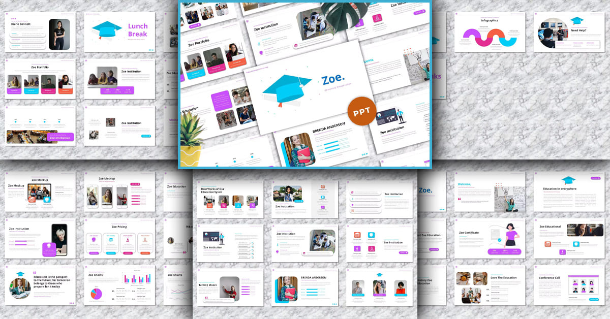 Zoe - University Powerpoint Templates – MasterBundles