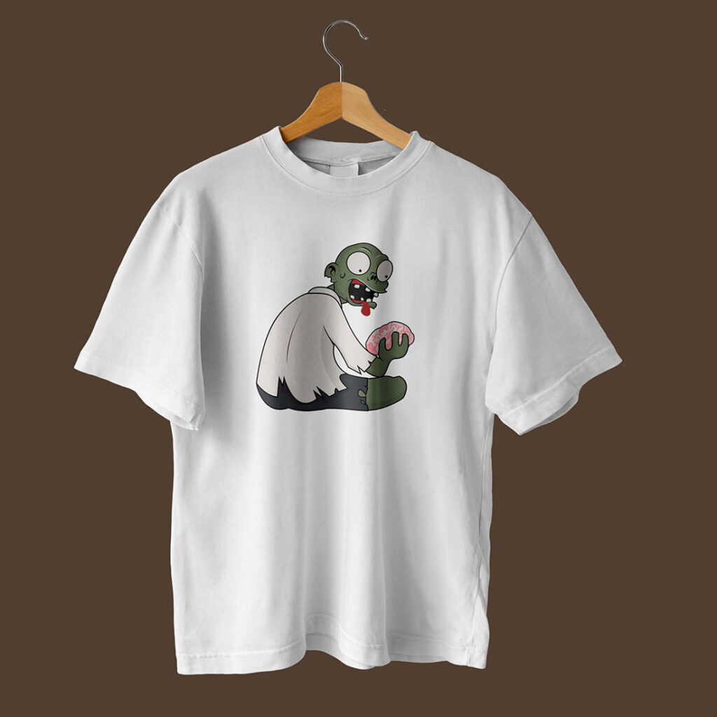 Zombie Eat Brain Illustration - MasterBundles