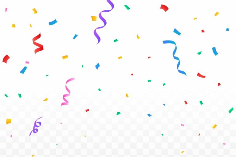 Confetti Falling party Background – MasterBundles