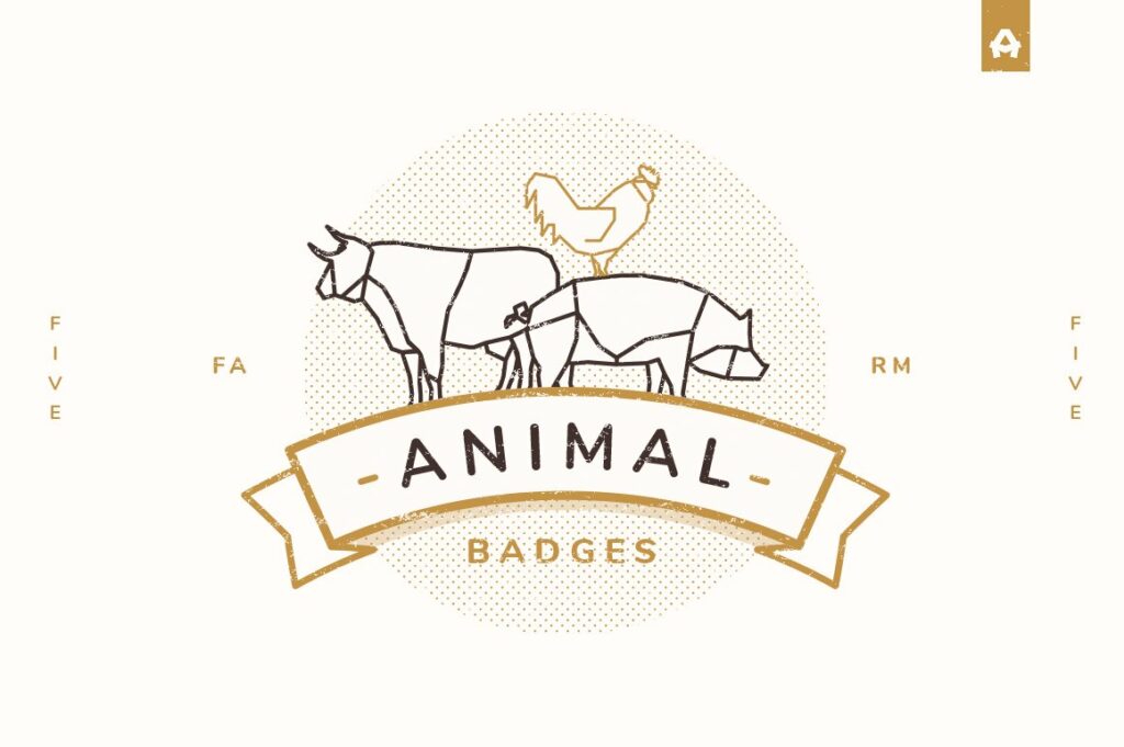 Outline Animal Badges – MasterBundles