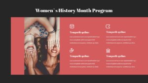 Women's History Month Powerpoint Template | MasterBundles
