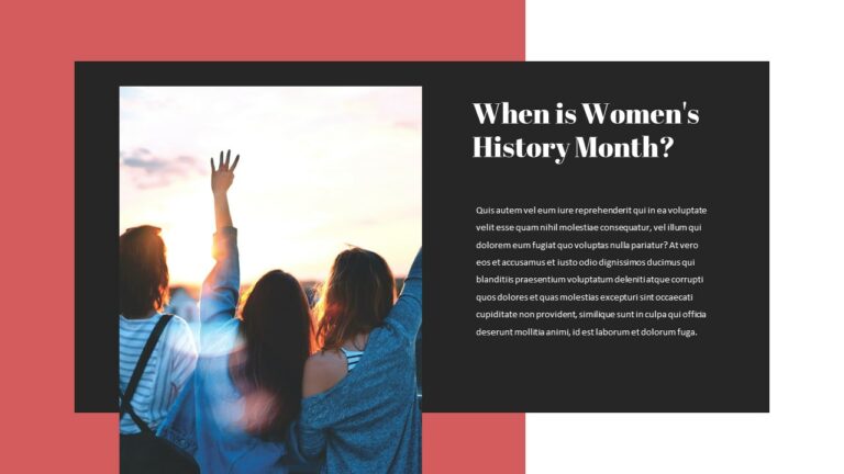 Women's History Month Powerpoint Template – MasterBundles