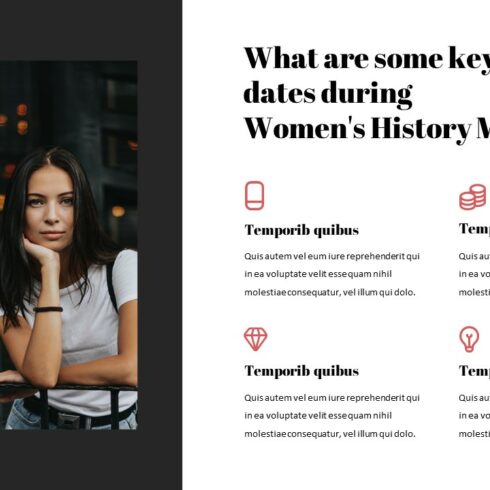 Women's History Month Powerpoint Template | MasterBundles