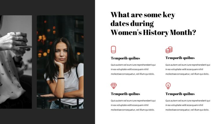 Women's History Month Powerpoint Template – MasterBundles