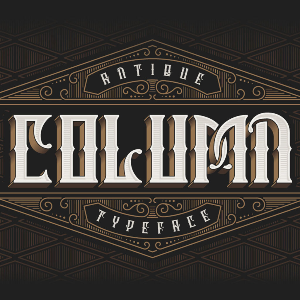 Column Typeface - MasterBundles