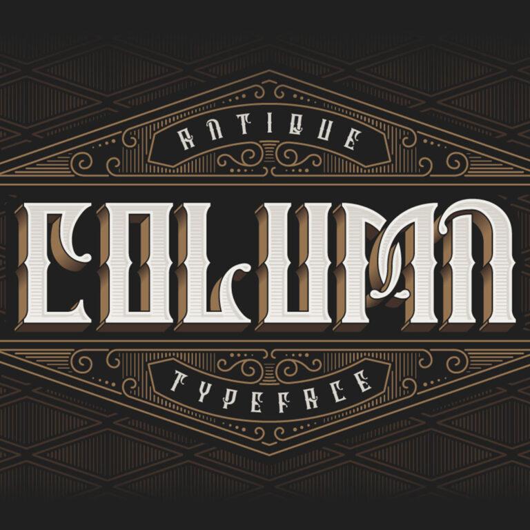 Column Typeface - MasterBundles
