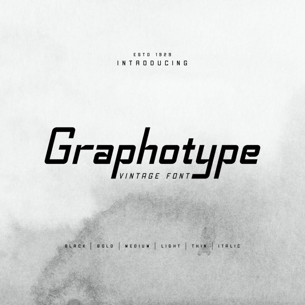 Graphotype Vintage Font - MasterBundles