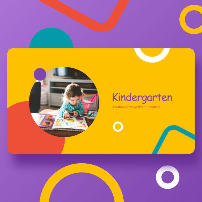 Kindergarten Graduation Powerpoint Template – MasterBundles
