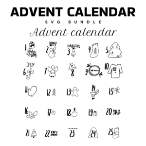 Advent Calendar SVG – MasterBundles