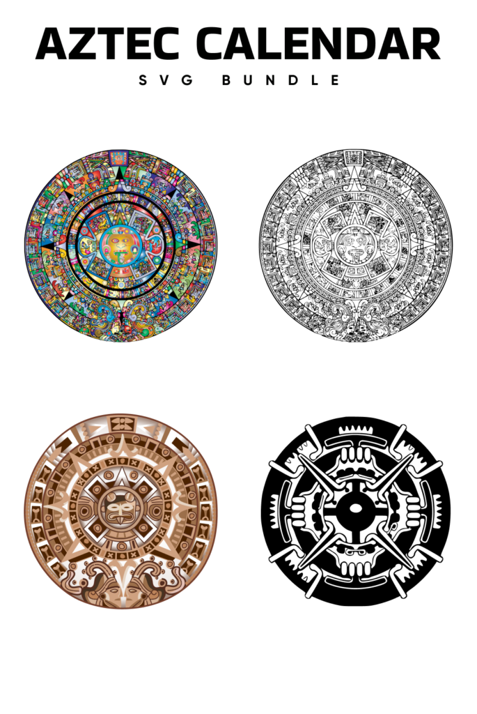 Aztec Calendar SVG – MasterBundles