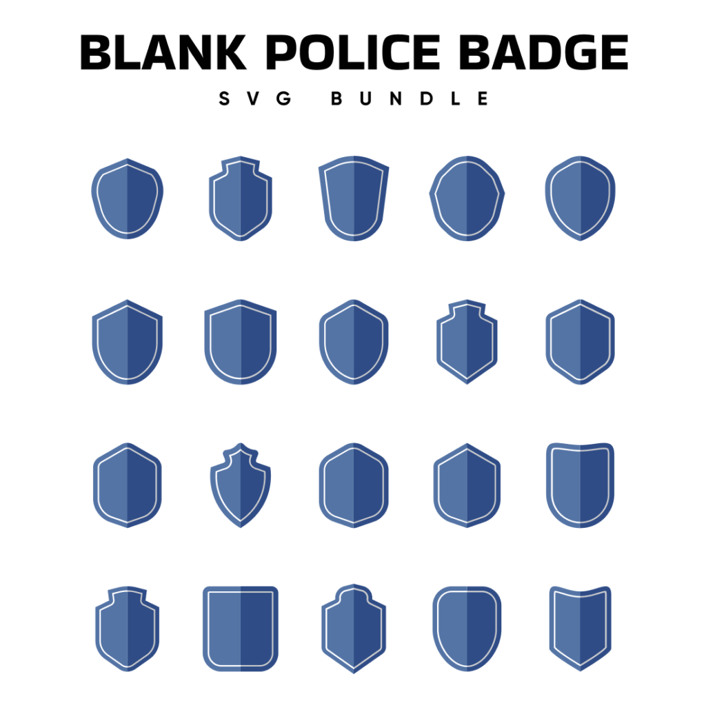 Blank Police Badge SVG Designs – MasterBundles