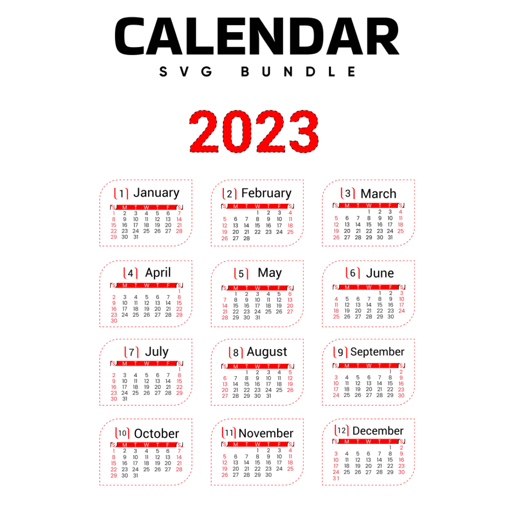 Weekly Calendar SVG – MasterBundles