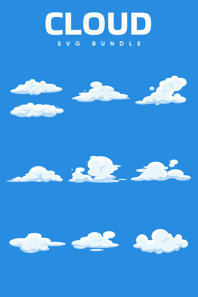 Cloud SVG Designs – MasterBundles