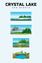 Crystal Lake SVG Designs – MasterBundles
