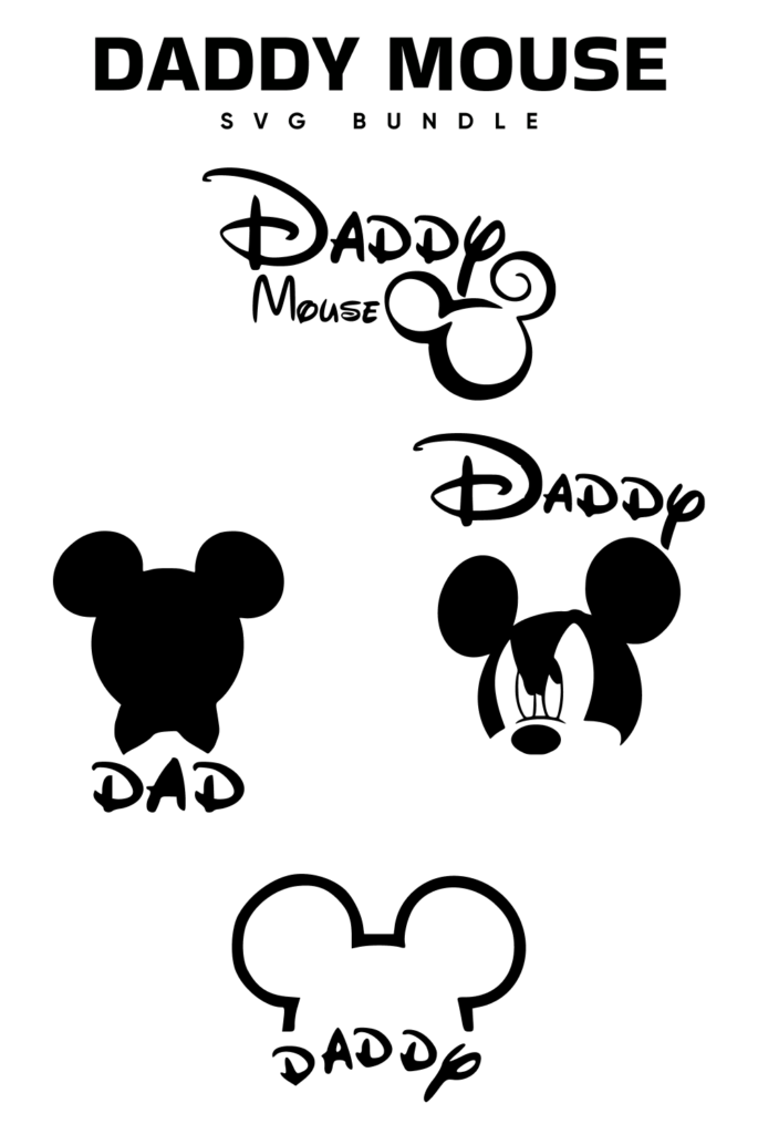 Daddy Mouse SVG – MasterBundles