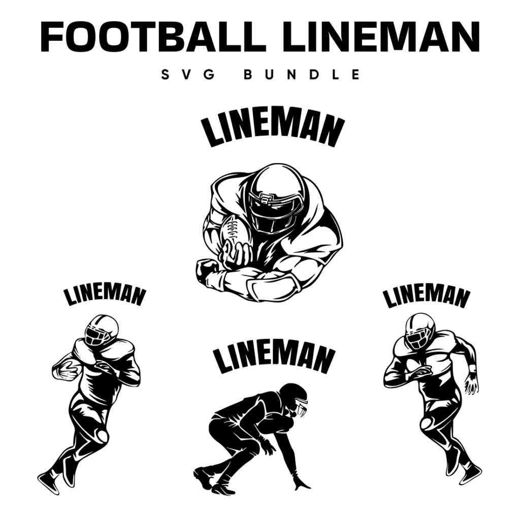 Football Lineman SVG Designs – MasterBundles