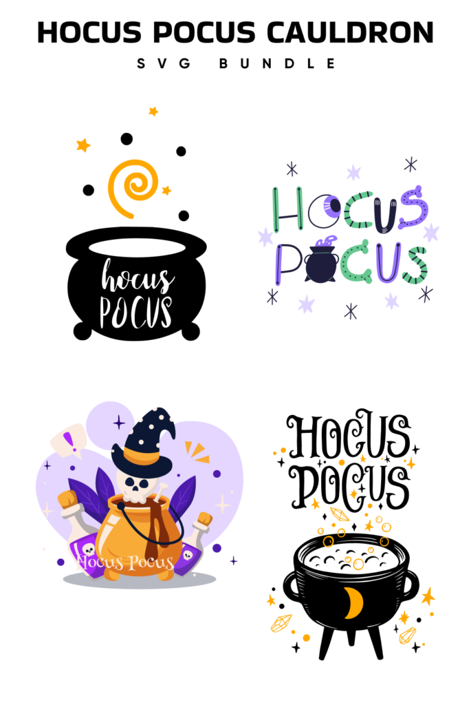 Hocus Pocus Cauldron SVG – MasterBundles