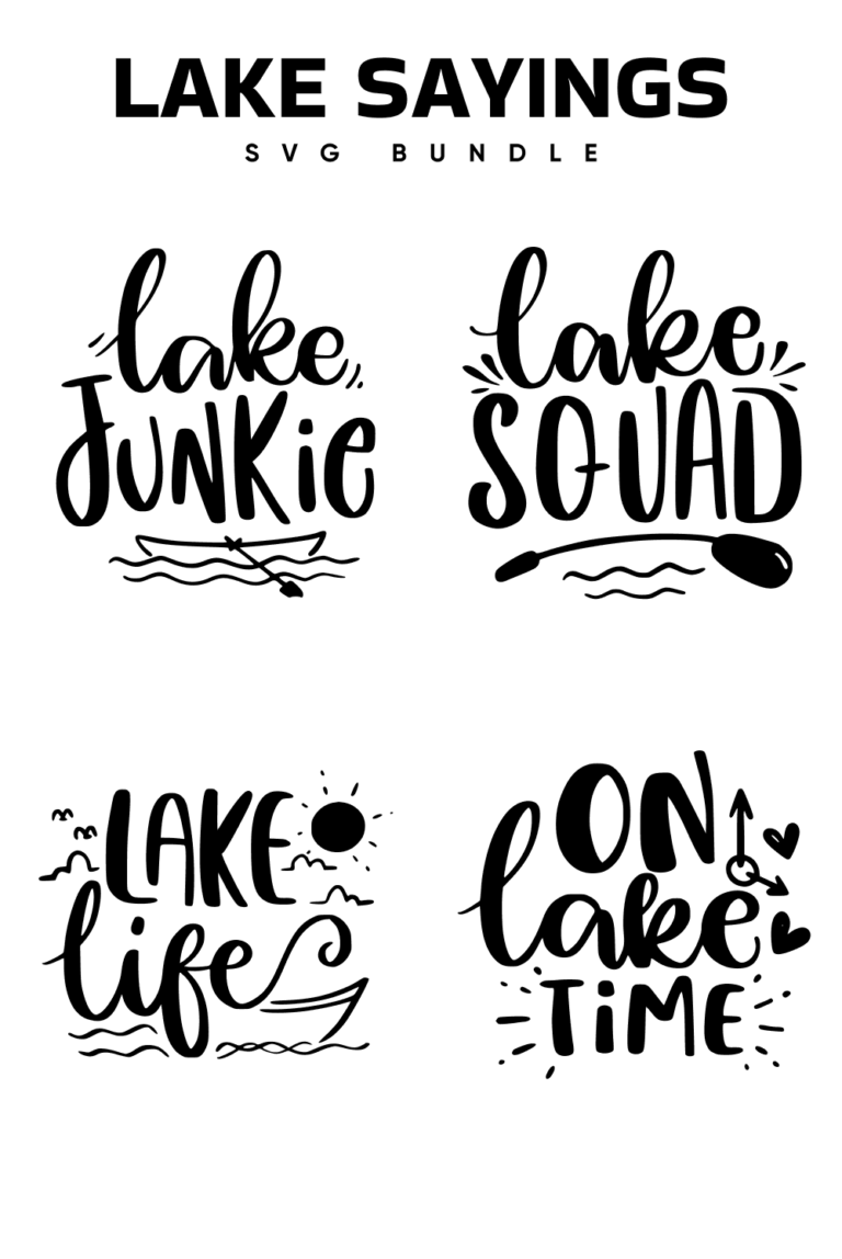 Lake Sayings SVG Designs – MasterBundles