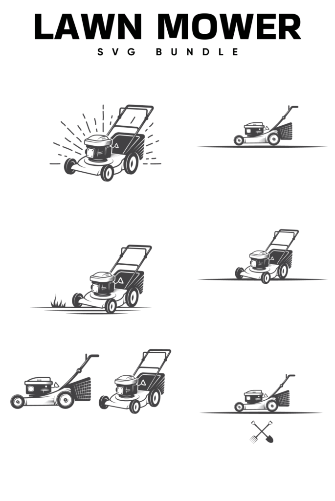 Lawn Mower SVG Designs – MasterBundles