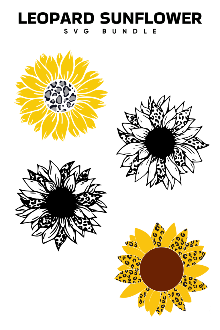 Leopard Sunflower SVG – MasterBundles