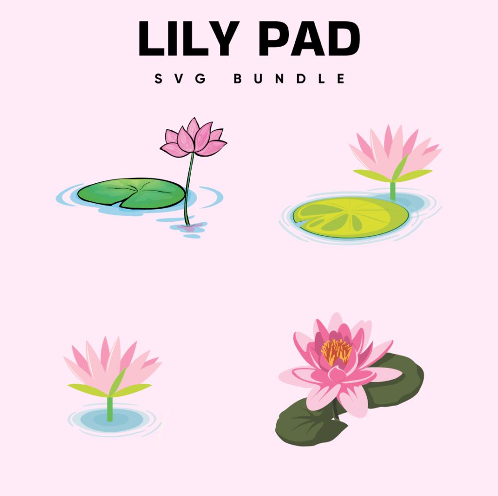 Lily Pad SVG Designs – MasterBundles