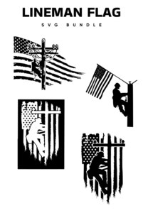 Lineman Flag SVG Designs – MasterBundles
