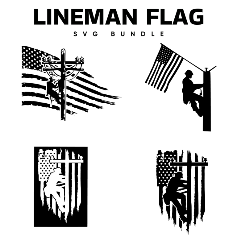 Lineman Flag SVG Designs – MasterBundles