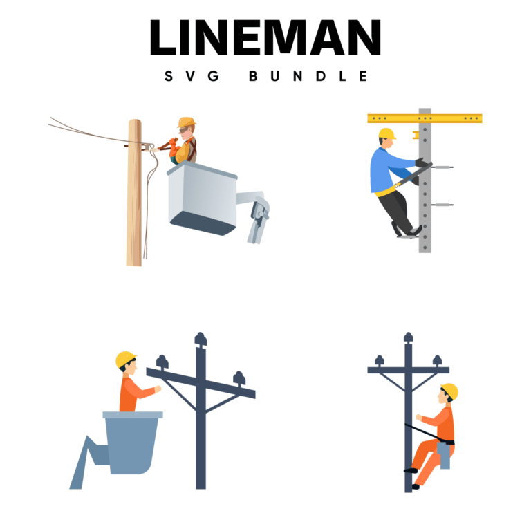 Lineman SVG Designs – MasterBundles
