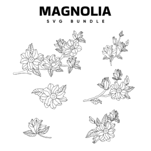 Magnolia SVG Free – MasterBundles
